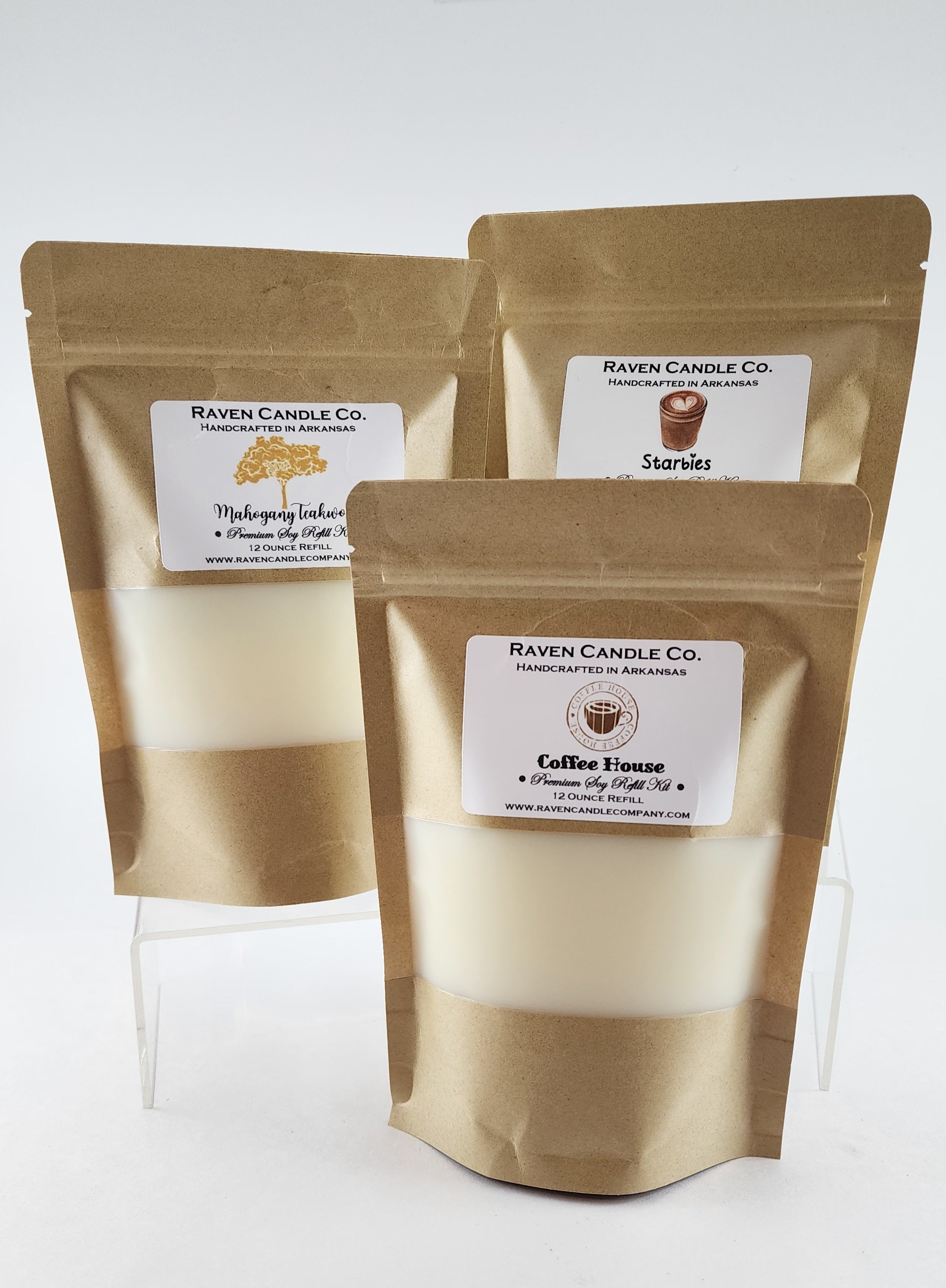 Coconut-Apricot Wax Candle Refills – Raven Candle Co.